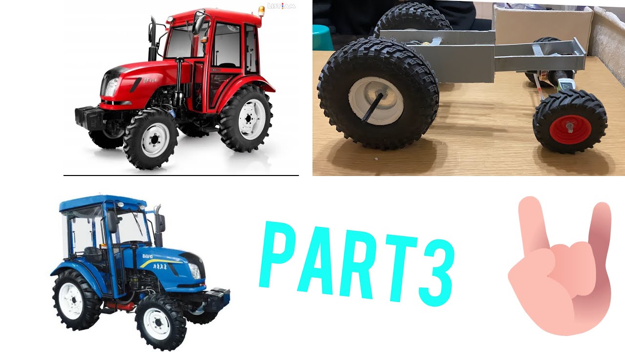 Homemade Mini RC Tractor From PVC/part3 - YouTube