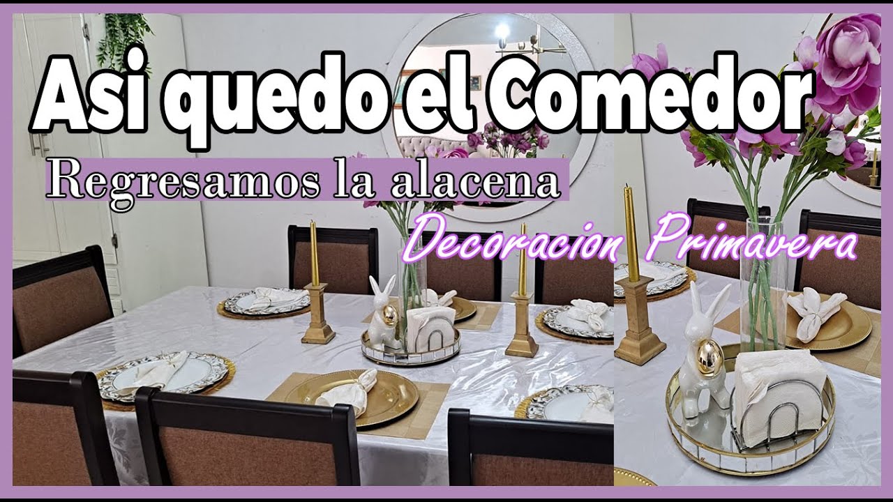 Acomodando el mueble de la Alacena🤗CAMBIOS en mi COMEDOR🌺 Primavera ...