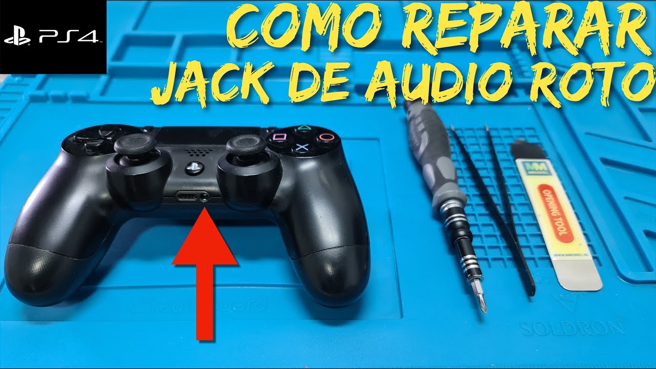 Mando PS4 Roto Jack 3.5 Audio (Atascado no entra) // Solución Paso a ...