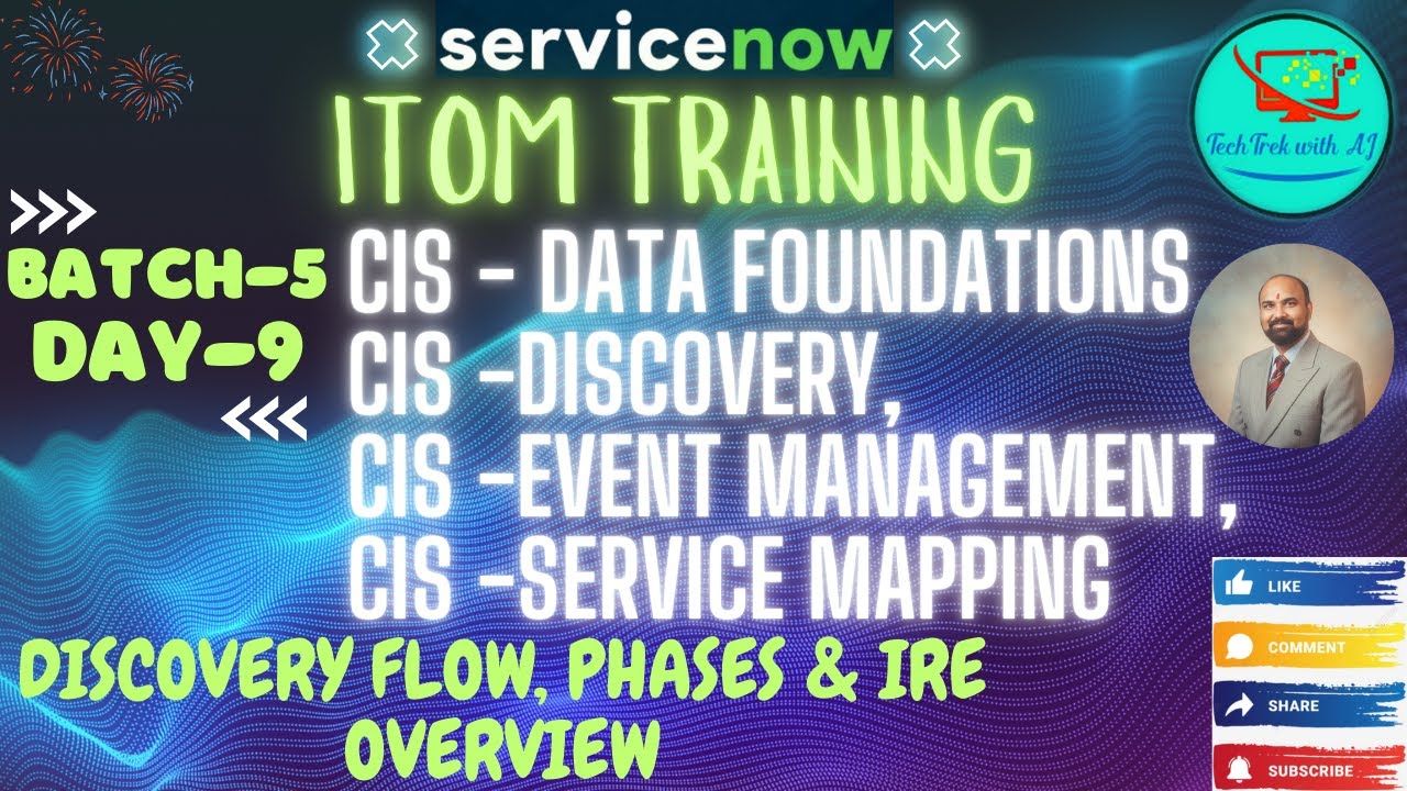 ITOM Training || Batch 5 || Day 9 || Discovery Flow, Phases & IRE ...