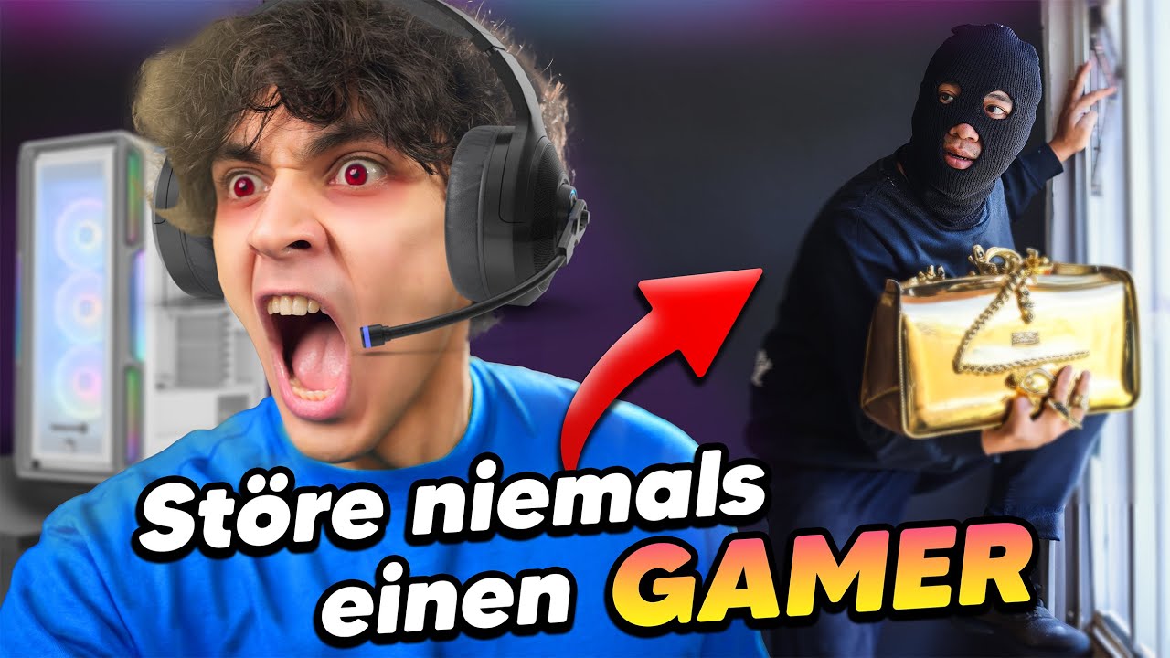 Wenn ein RÄUBER bei einem GAMER einbricht (BEST OF) 😳😂 | Mohi__07 - YouTube