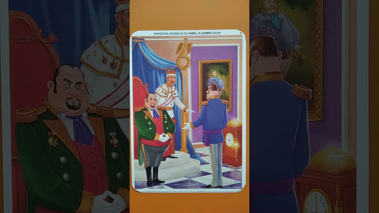 Povestea ceasului cu inima (de Vladimir Colin) (7 planșe Tehno-Art ...