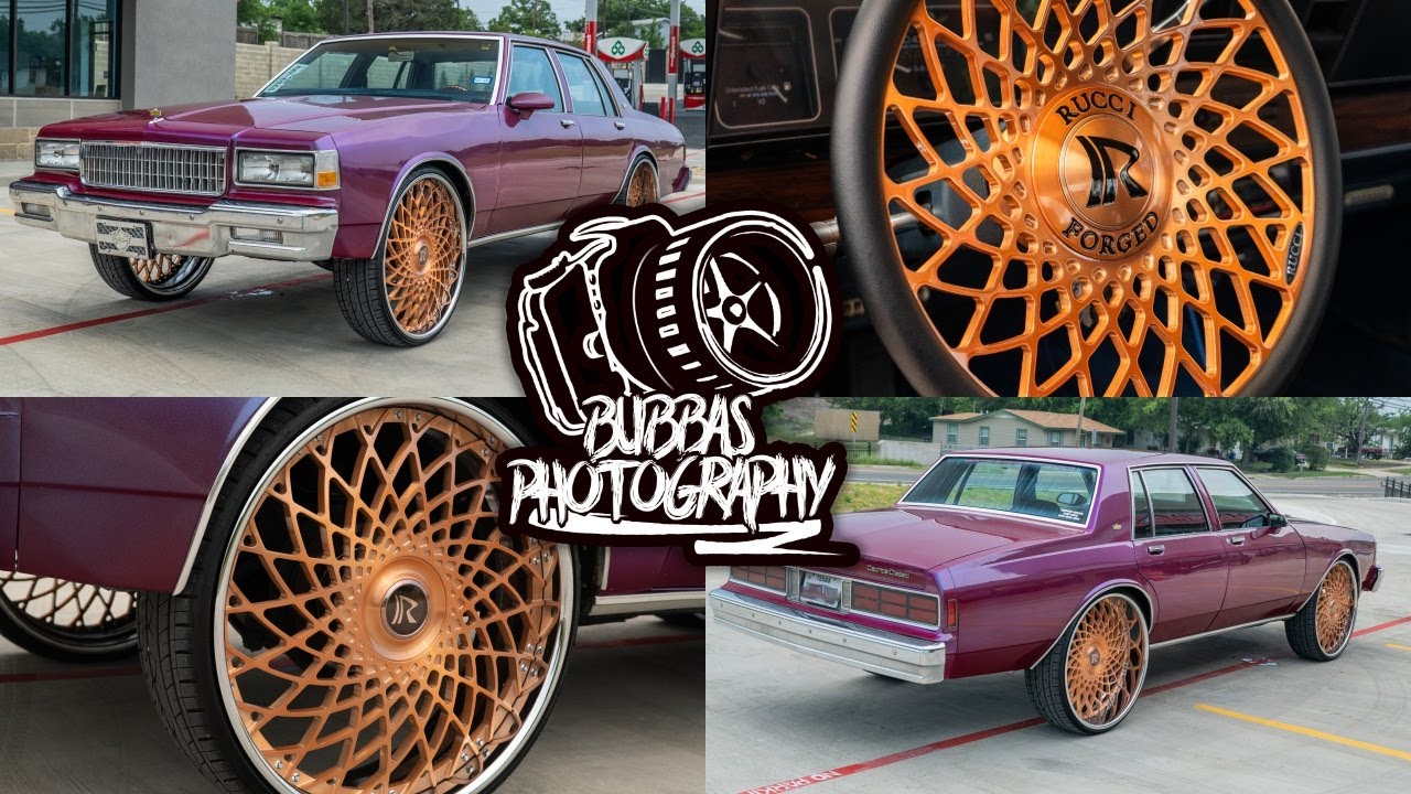 Box Chevy Caprice on 26" Rucci Forged - 4K - YouTube
