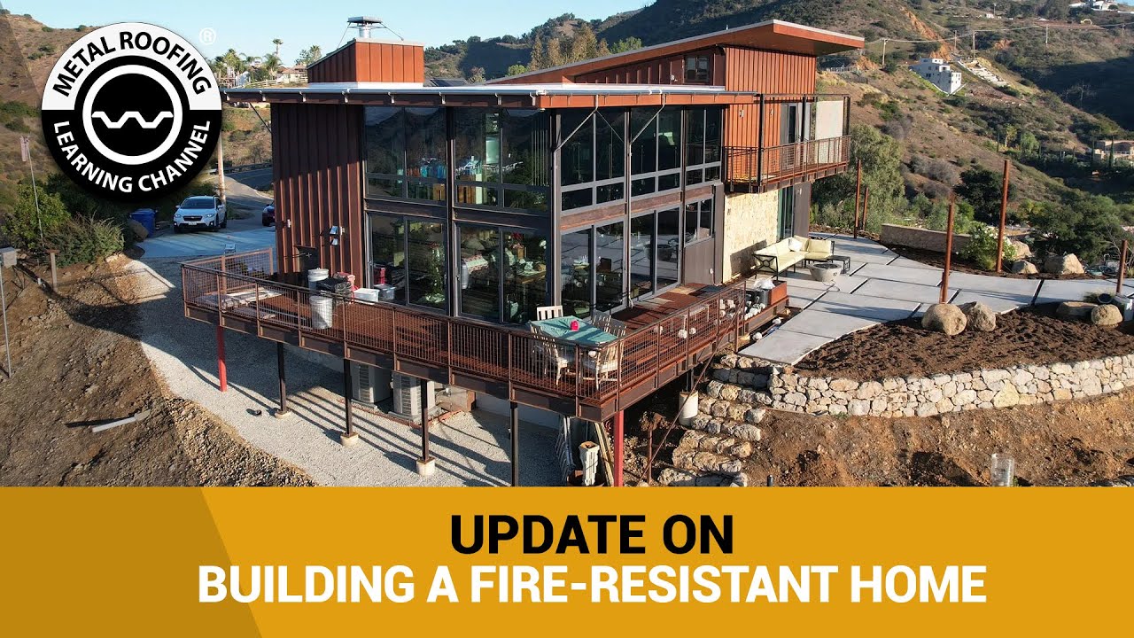 Video Update: Building a Fire-Resistant House - YouTube