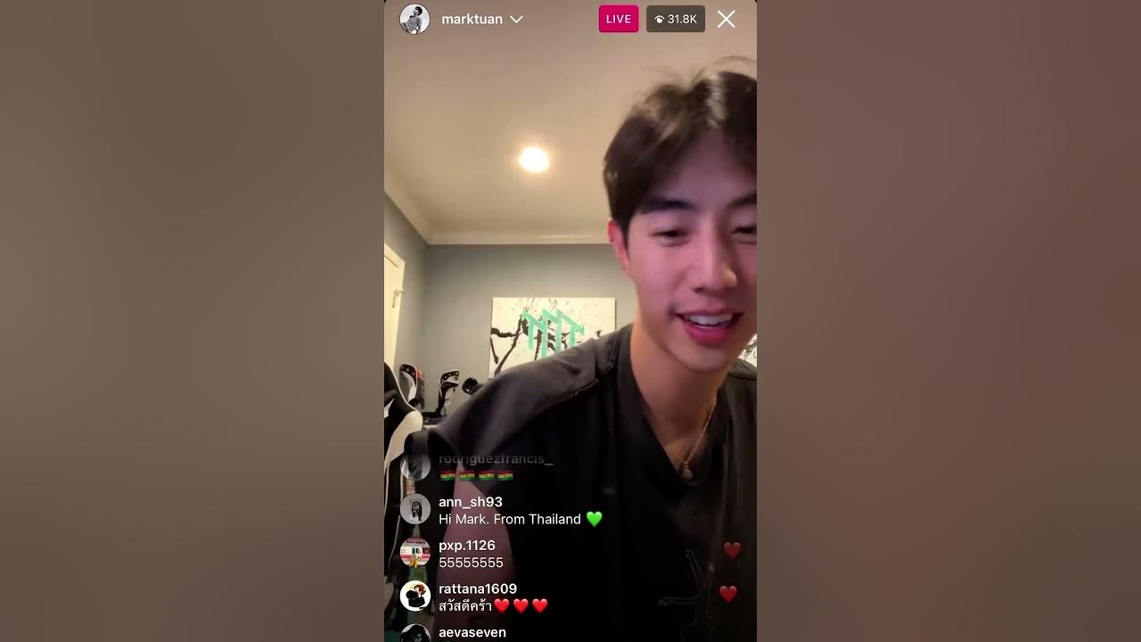 GOT7 Mark Tuan Everyone Else Fades feat. Youngjae in comments IG Live 8.30.23 - YouTube