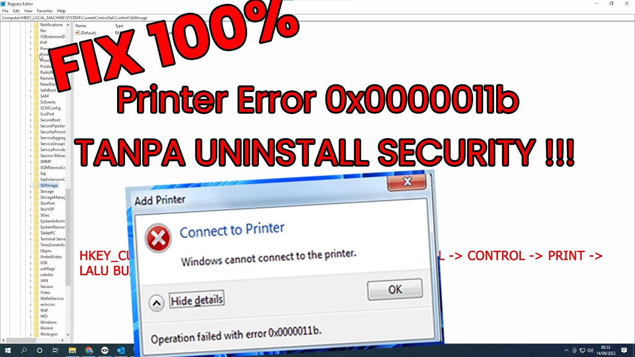 Mengatasi Sharing Printer Error 0x0000011b Windows 10 tanpa UNINSTALL ...