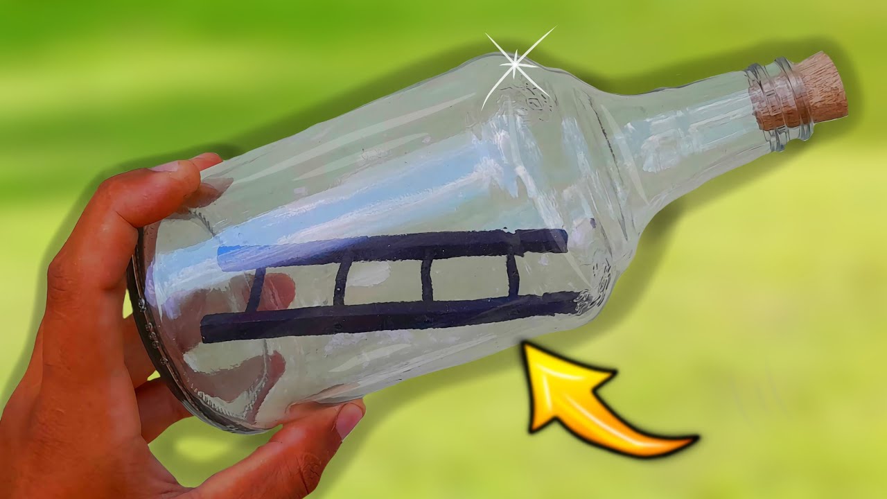 VAI VIRAR FEBRE - APRENDA a Como COLOCAR uma ESCADA DENTRO da GARRAFA ...