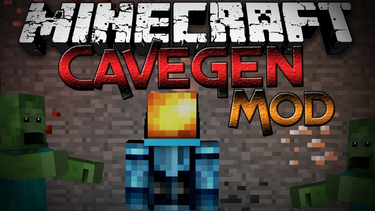 Minecraft Mod Showcase: Cavegen - Massive Cave World! - YouTube