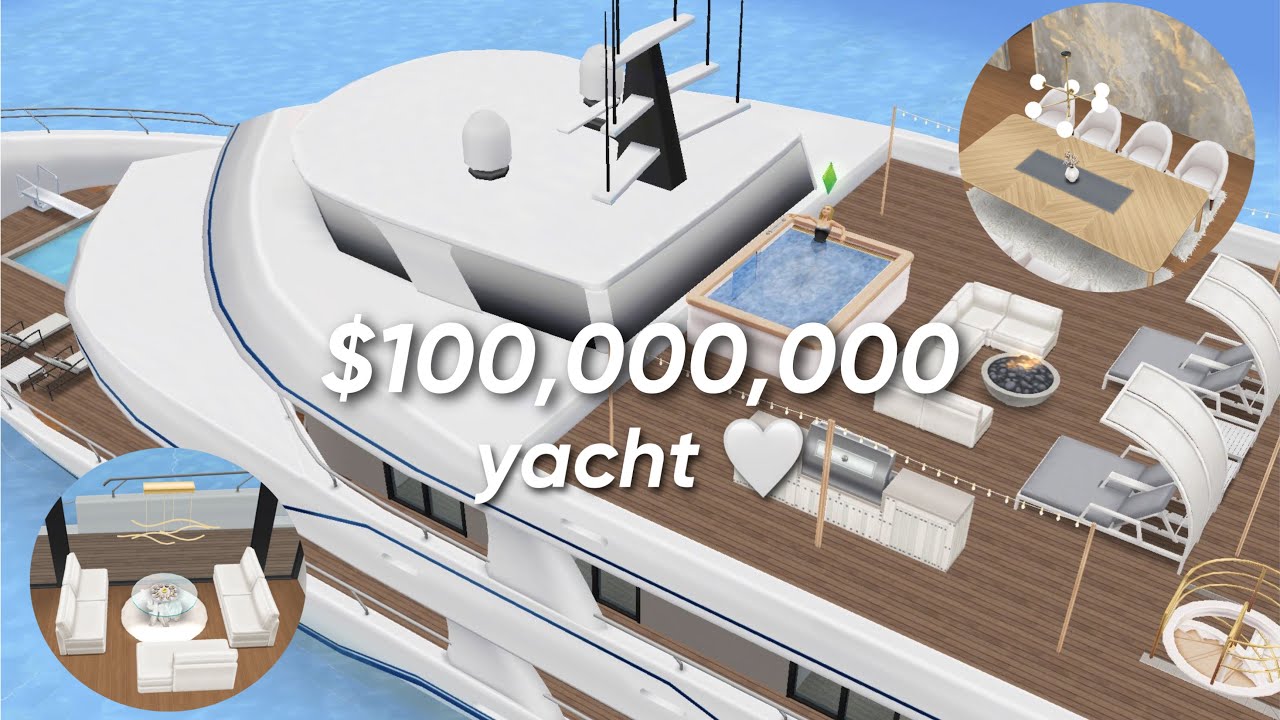 Sims FreePlay | $100 MILLION SIMOLEON YACHT 💵🛥️🤍 - YouTube