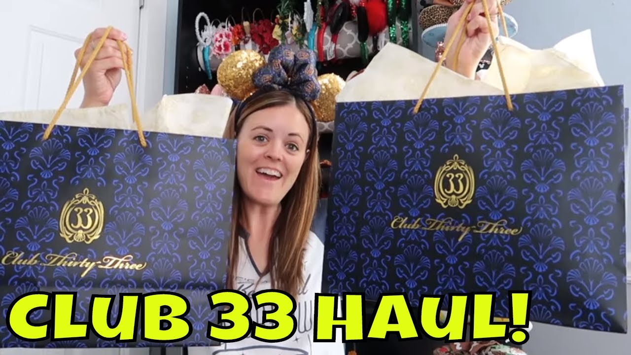 Club 33 Merchandise Haul!!! - Disneyland 2019 - Magical Mondays #99 ...