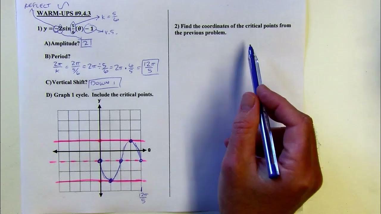 Algebra 2 - Warm-up #9.4.3 - YouTube