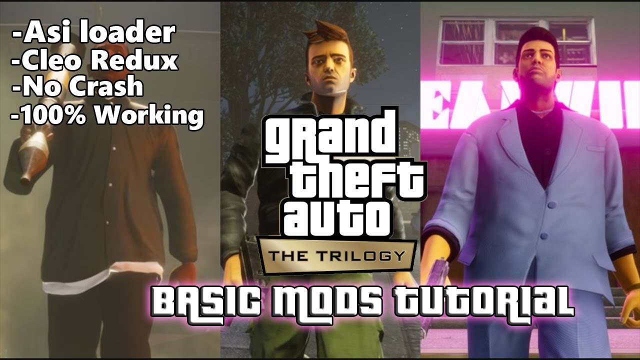 GTA Trilogy The Definitive Edition Basic Mods Tutorial - YouTube