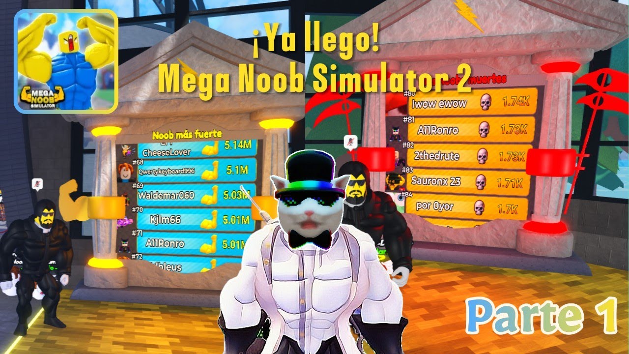 ¡Ya llegó! Mega Noob Simulator 2 | ¡ Llego a derrotar al nuevo Mafia ...