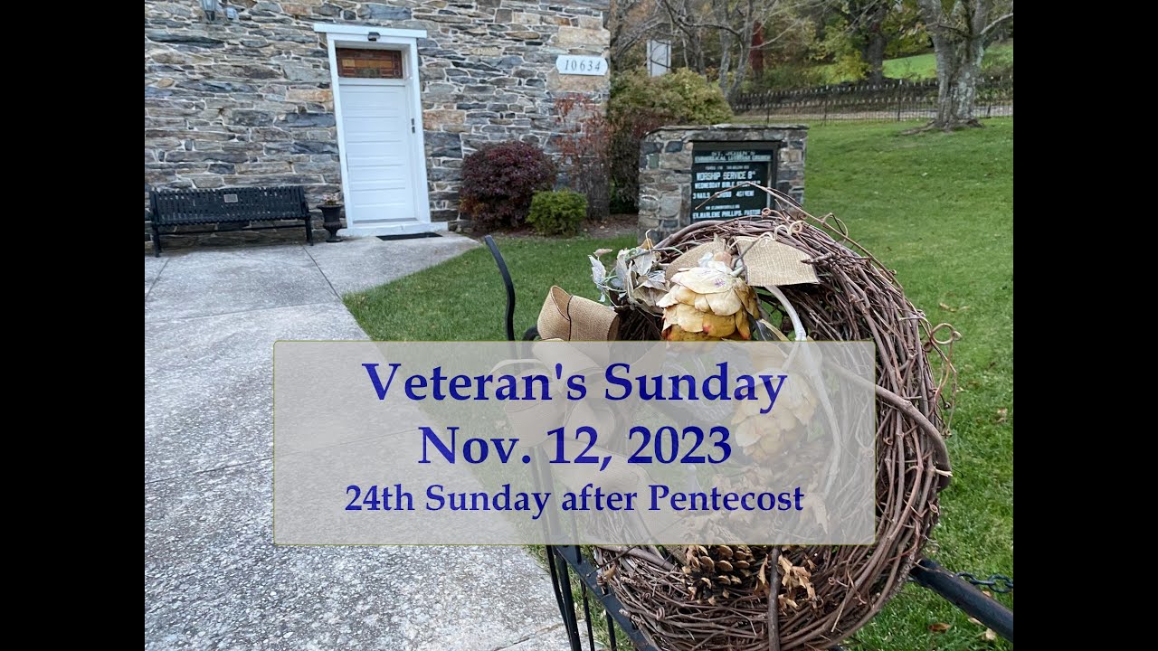 November 12, 2023 Veterans Day Service - YouTube
