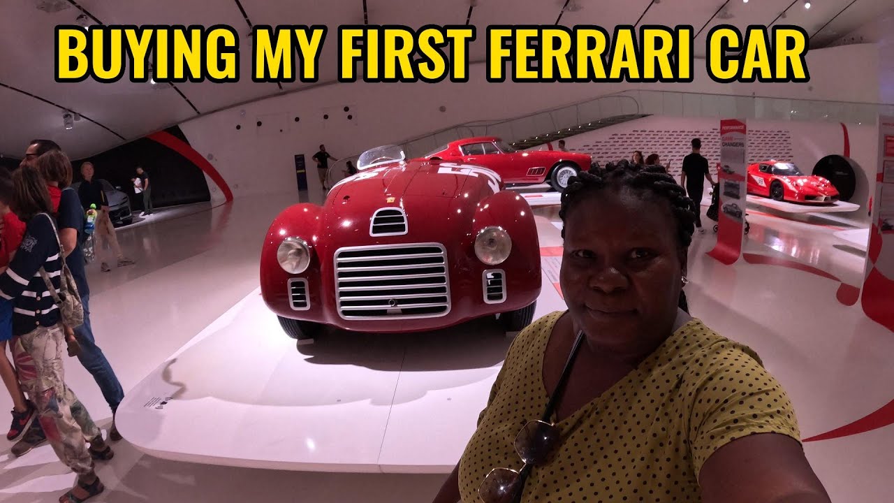 BUYING MY FIRST FERRARI CAR IN ITALY - YouTube