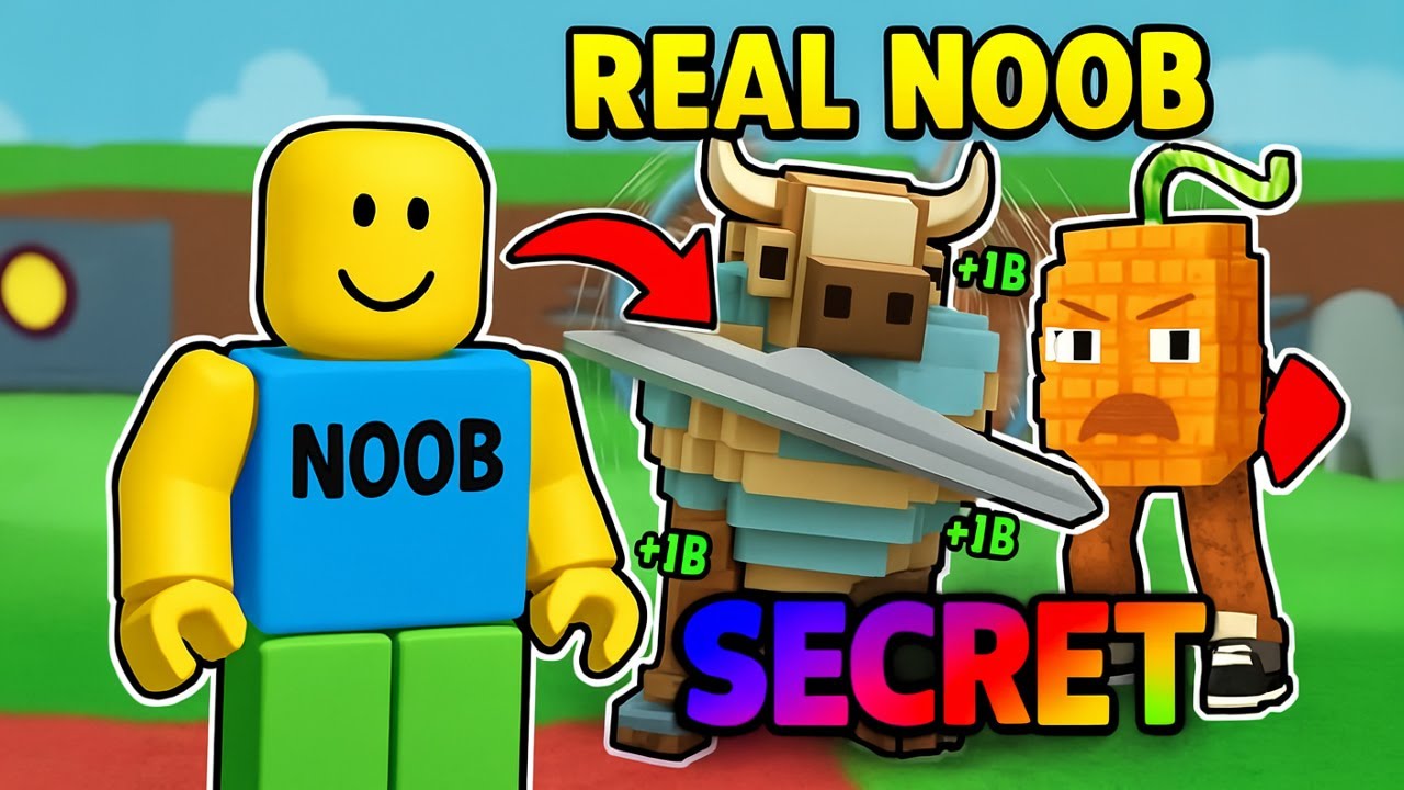 REAL Noob Steals SECRETS And RAREST Brainrots In Roblox Steal A ...