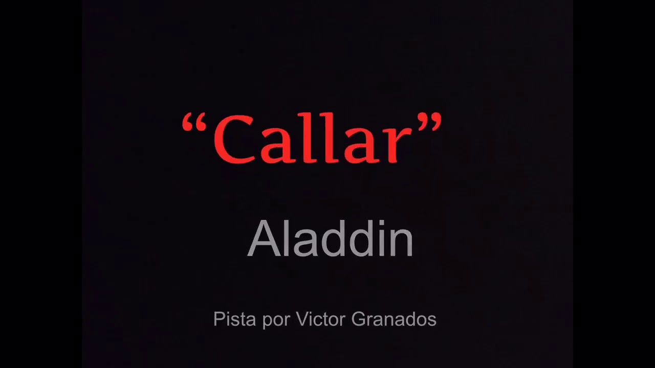Callar Aladdin Pista (Piano) - YouTube