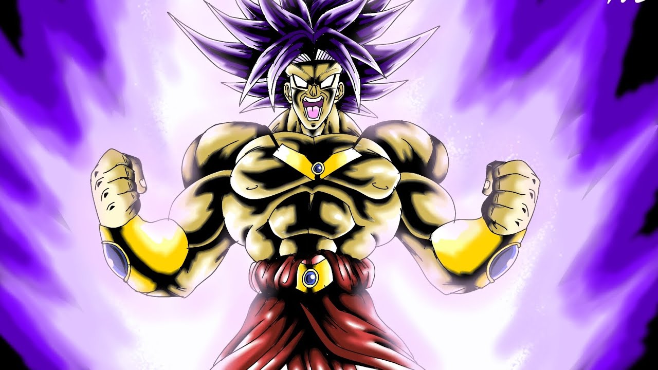 drawing ultra ego broly 😈 - YouTube