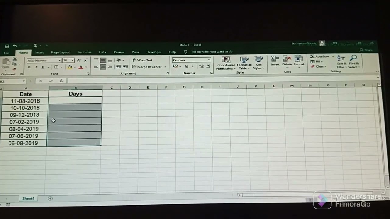 HOW TO CONVERT DATE INTO DAYS IN EXCEL YouTube HOW TO CONVERT DATE INTO DAYS IN EXCEL YouTube