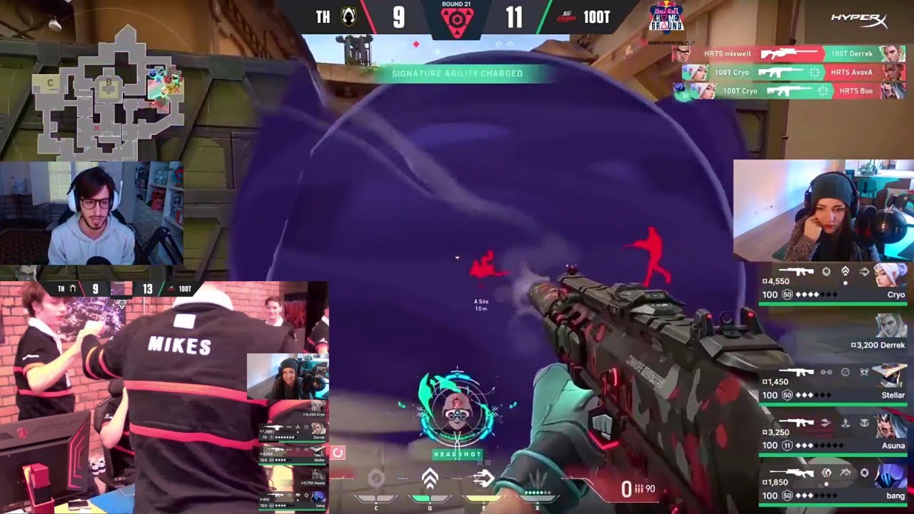 100T Shows *INSANE Retake + Defence* To Win Map 2 | 100T Vs Heretics ...
