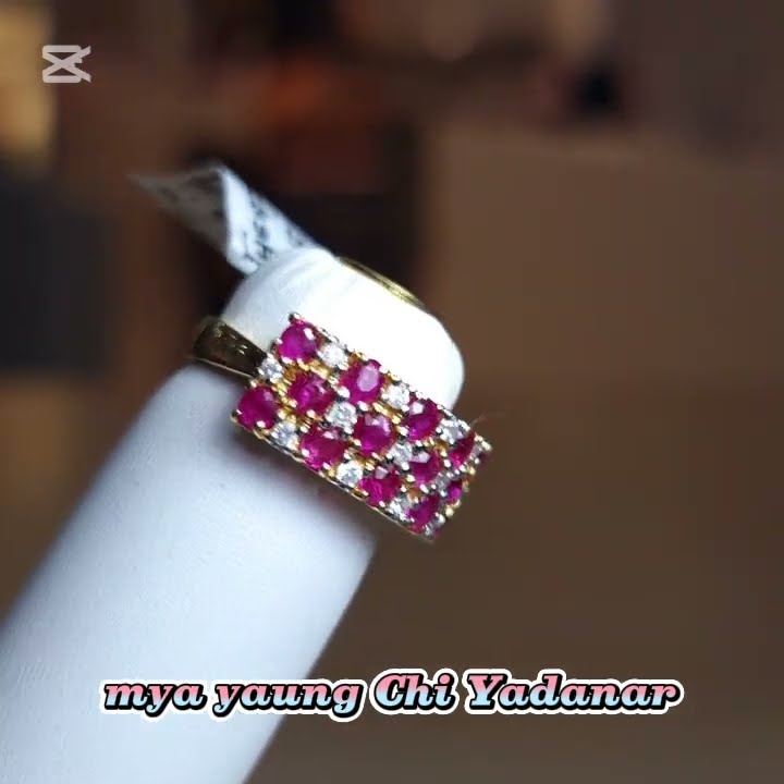 Ruby with diamond ring #jewellery #ruby #diamond #ring #myanmar # ...