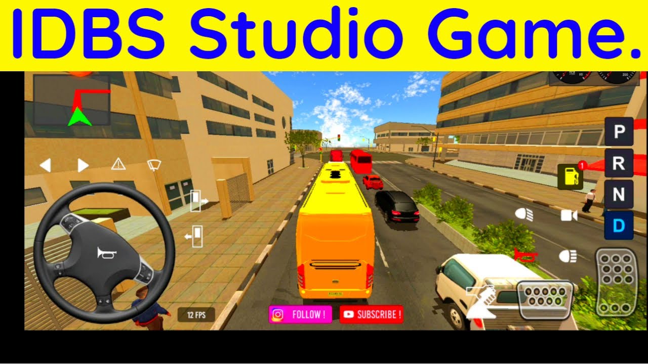 IDBS Studio Game| IDBS Bus Simulator| Bus Game 3D| Android Mobile ...