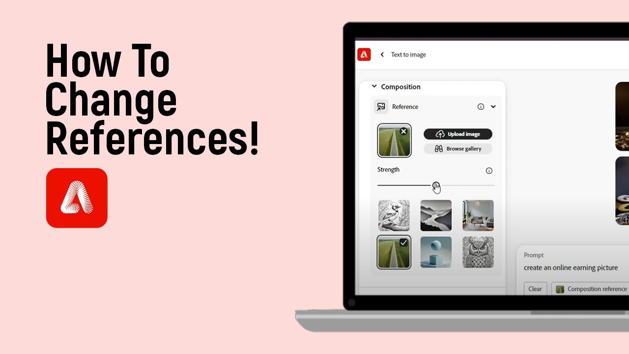 How to Change References on Adobe Firefly [easy] - YouTube
