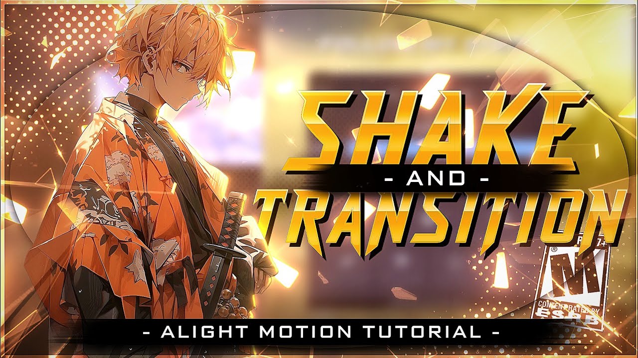 How To Make (Shake+Transition) Like Me in Alight Motion | Amv edit Tutorial | Free Preset - YouTube