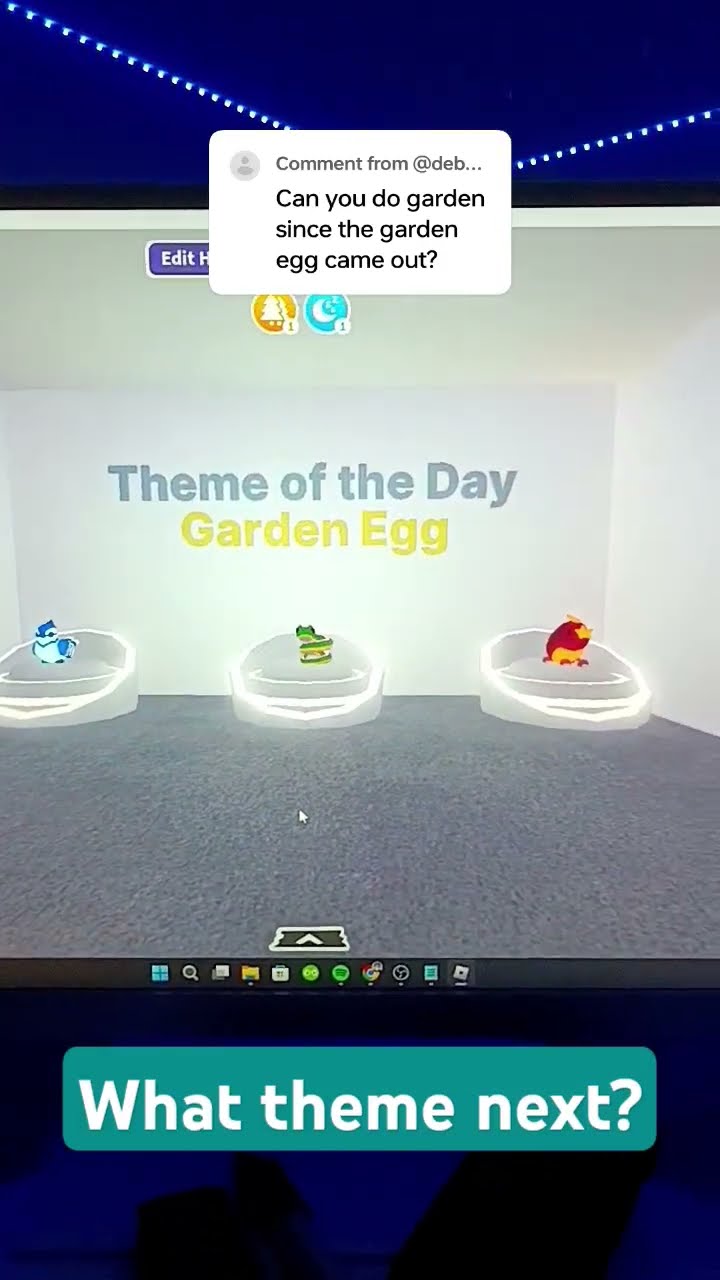 New Theme of the Day - Garden Egg - Adopt Me! #adoptme - YouTube