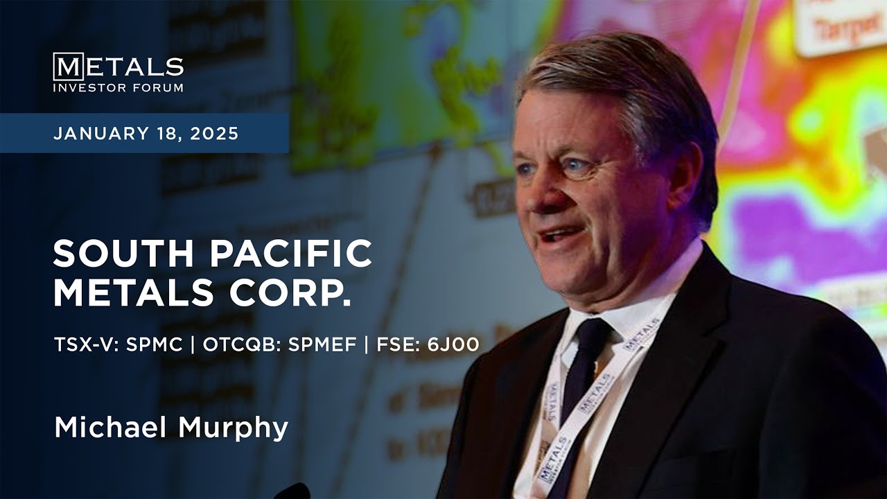 Michael Murphy of South Pacific Metals Corp. presents at Metals ...