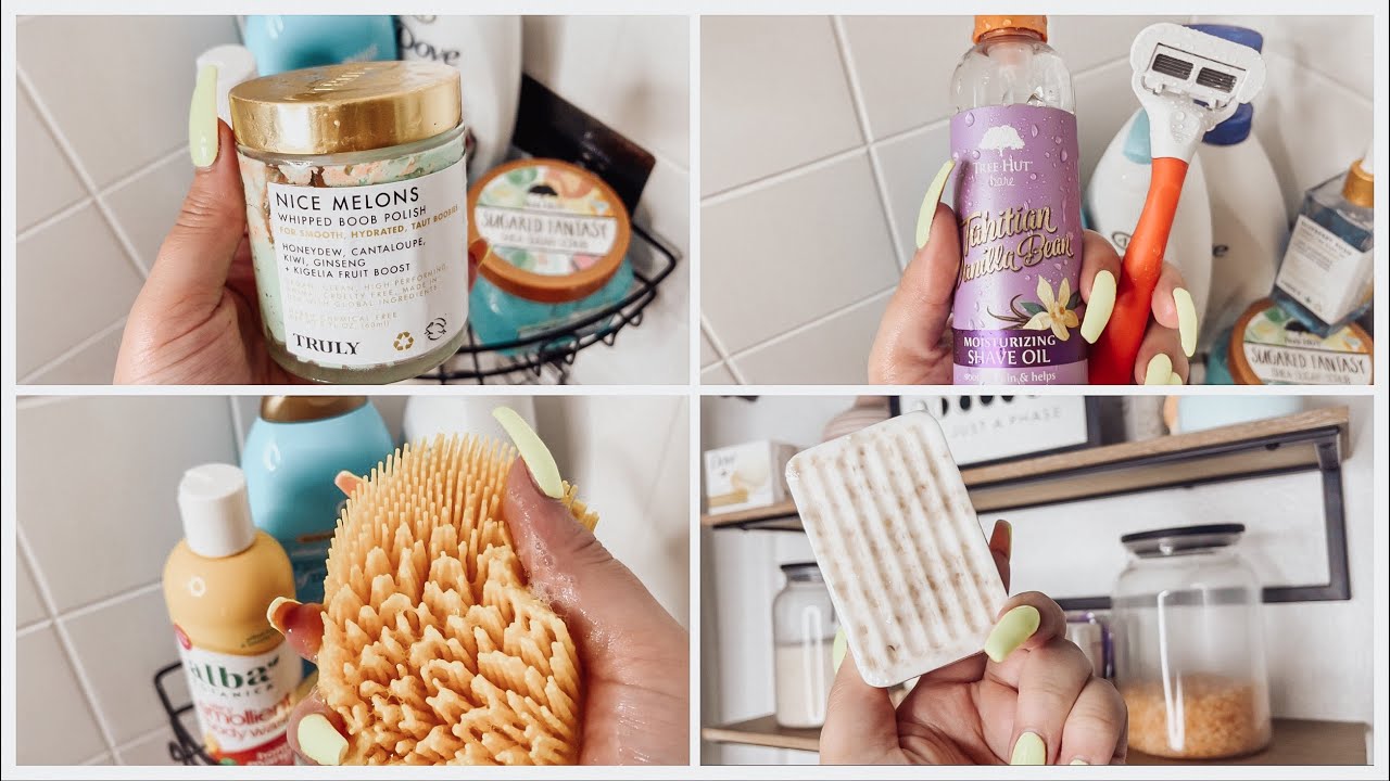 A WEEK OF SHOWER ROUTINES - YouTube