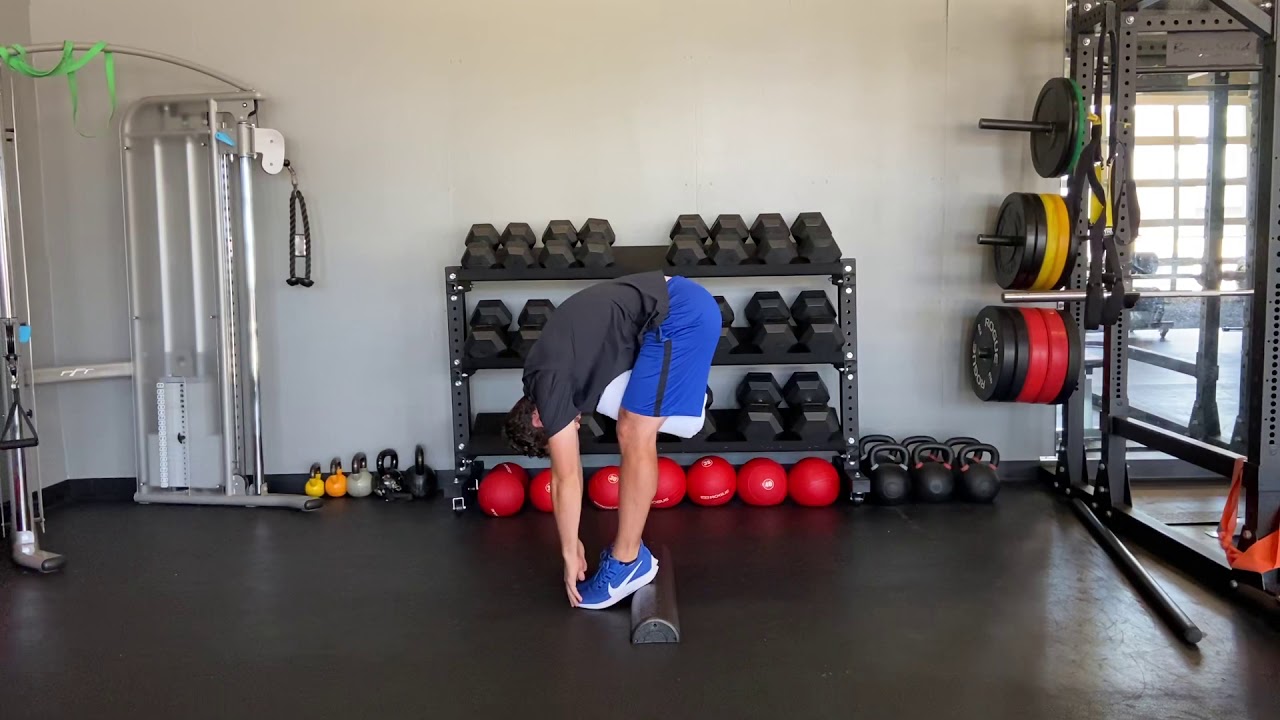 Toe touch progression (heels elevated) - YouTube