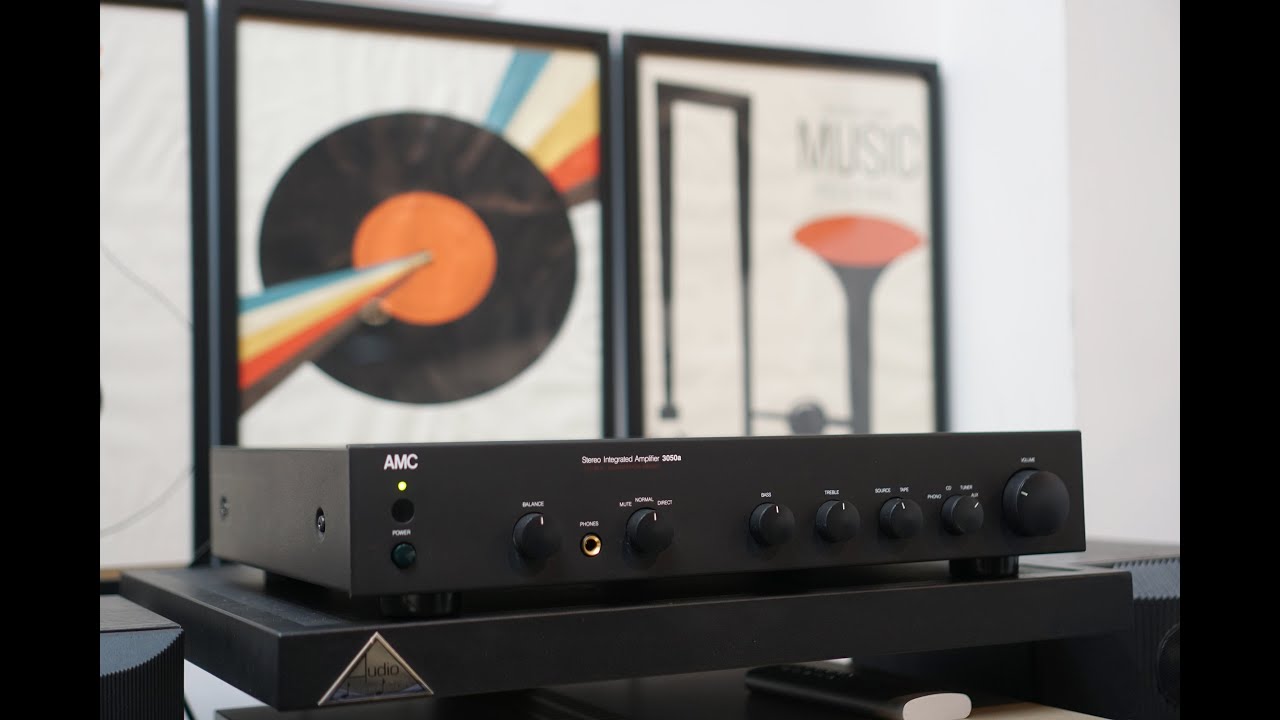 AMC 3050a British Stereo Amplifier with MM/MC Phono for your turntable ...
