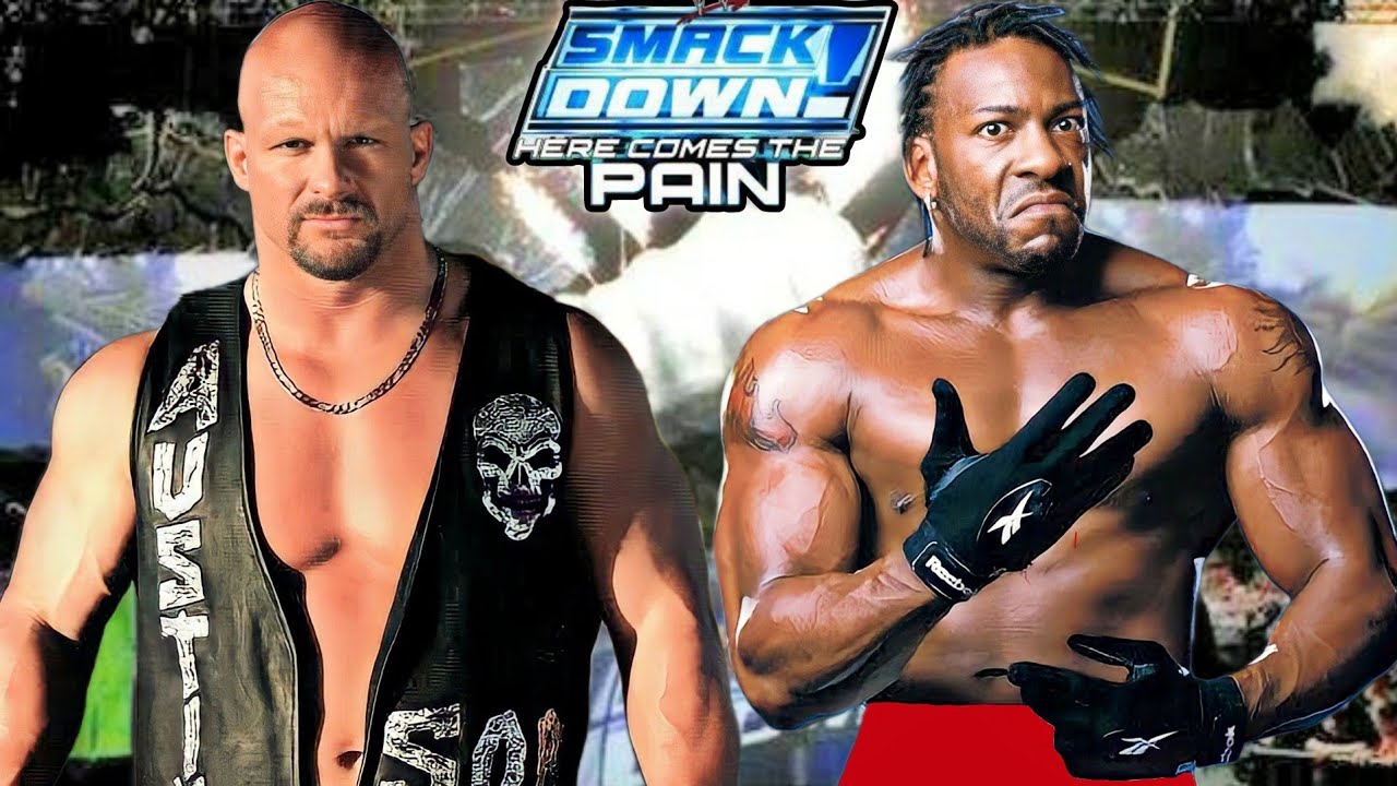 WWF Stone Cold vs Booker T SmackDown 24 January 2002 | SmackDown Here ...
