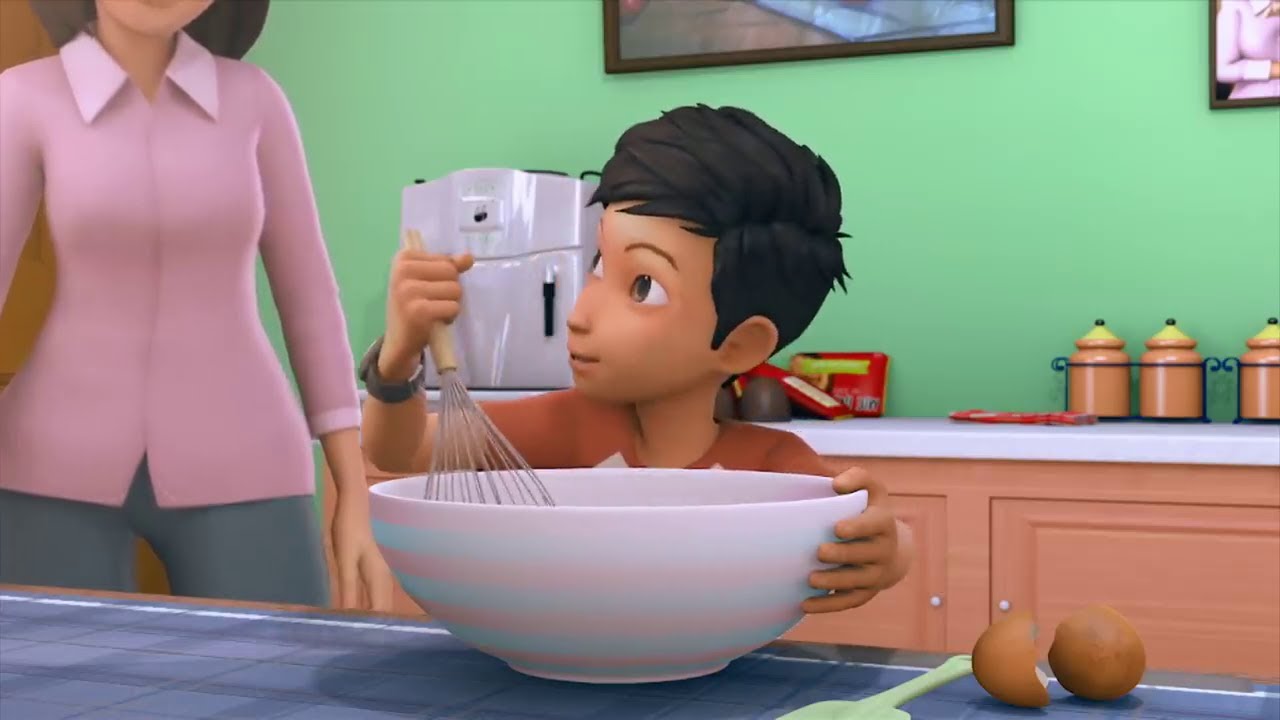 Adit & Sopo Jarwo | Adit & Adel Belajar Masak Kue - YouTube