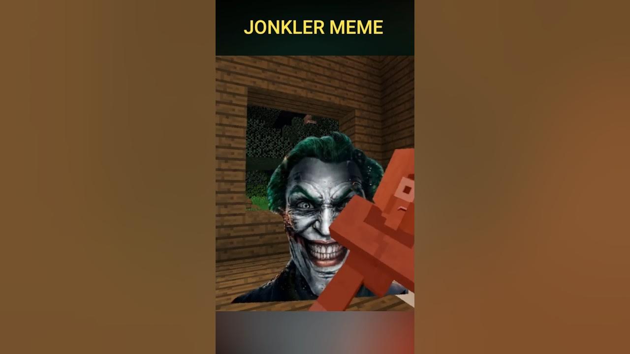 Jonkler MEME (WHY SO SERIOUS) Minecraft #minecraft #minecraftmemes #villager - YouTube
