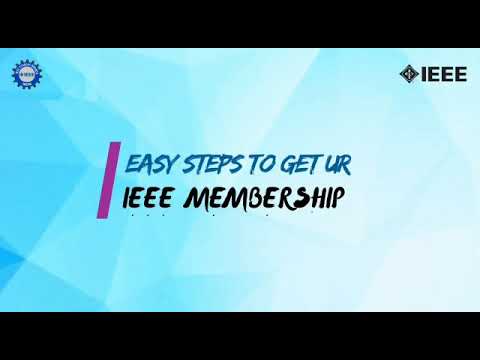Easy steps for becoming an IEEE Member - YouTube