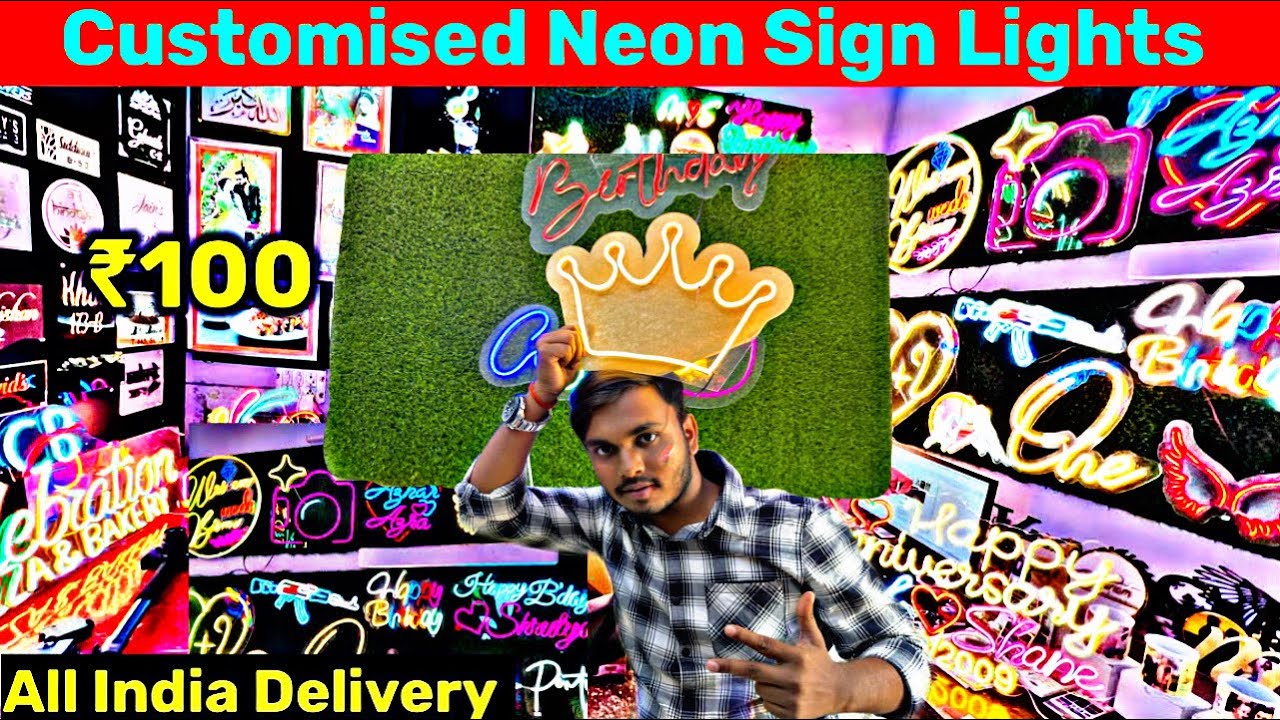 Cheapest Customised Neon Light | NEON Name Plates Sign Boards | Neon ...