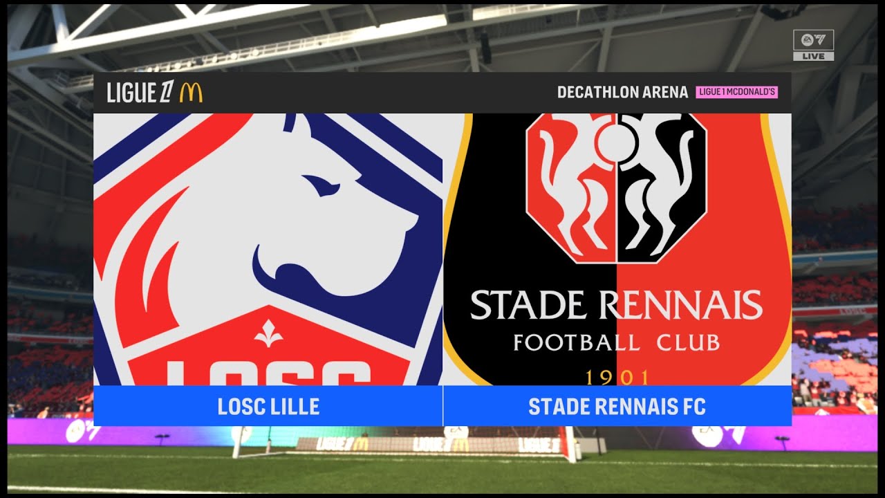 Lille OSC vs Stade Rennais FC 26 Full Match Prediction & Gameplay ...