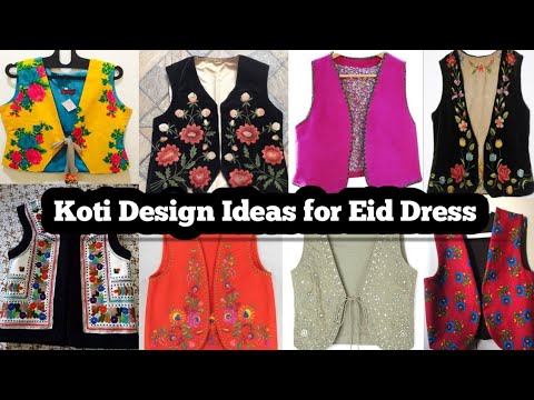 Stylish Koti Design Ideas for Eid Dress ll koti Jacket Design ...