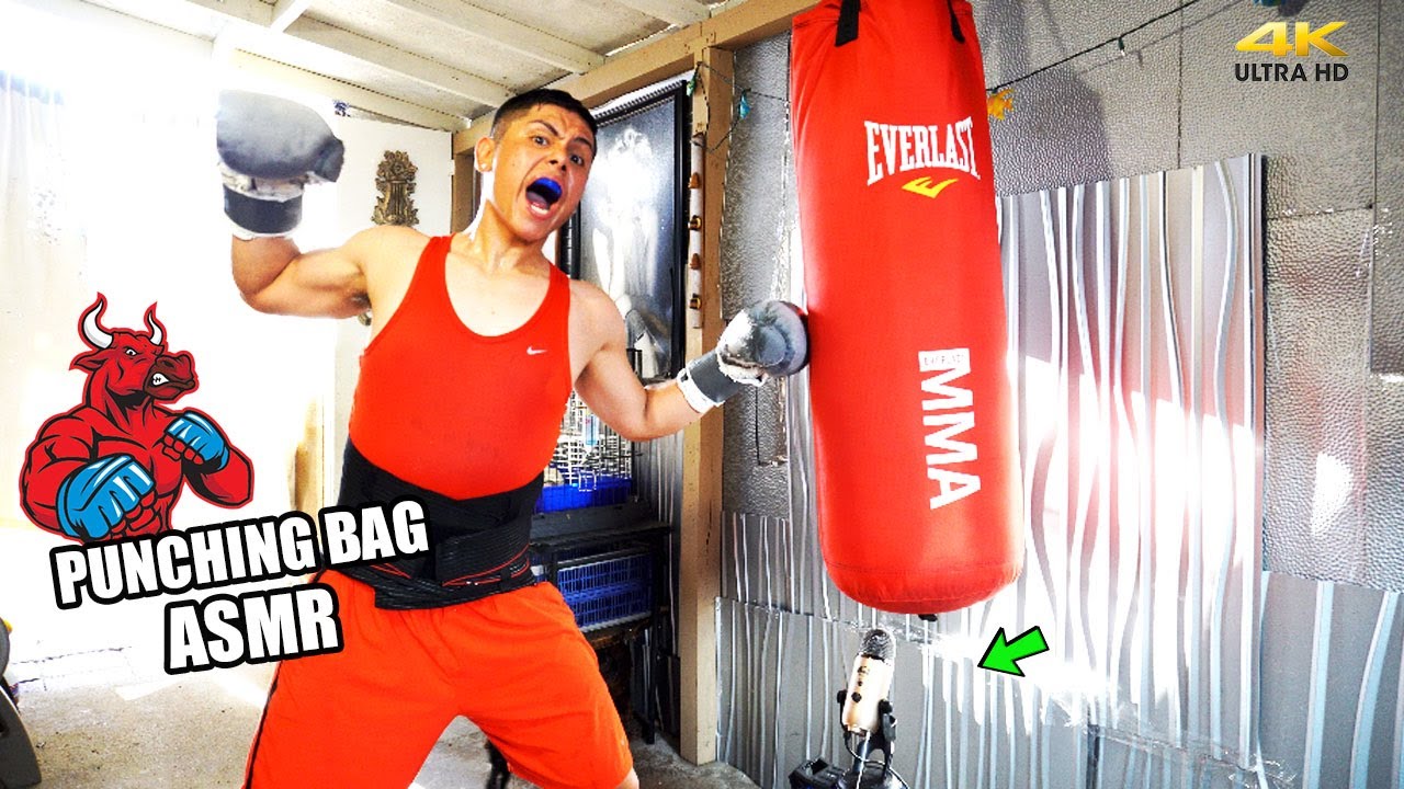 BOXING ASMR PUNCHING BAG | Power Punching Sounds, Speed, and ...