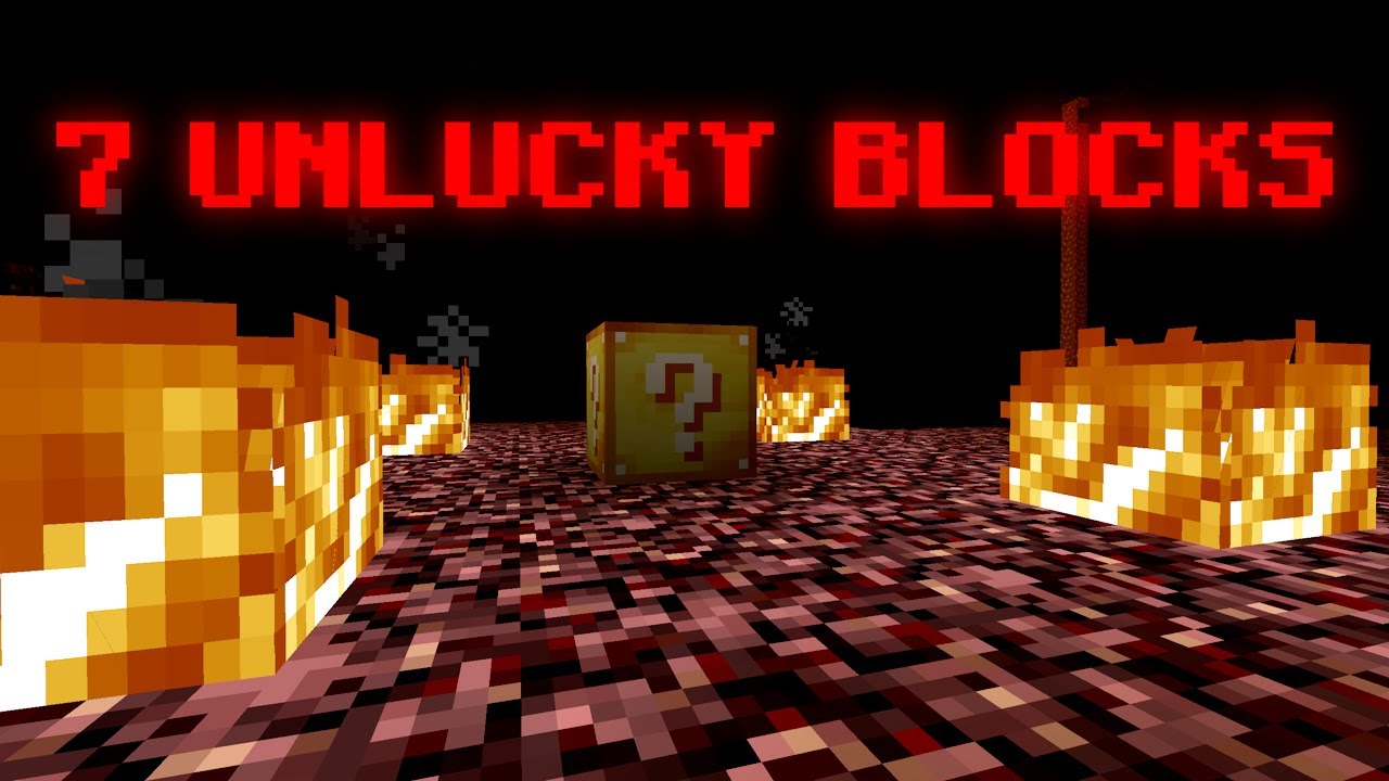 Minecraft 7 Unlucky Blocks Challenge! - YouTube