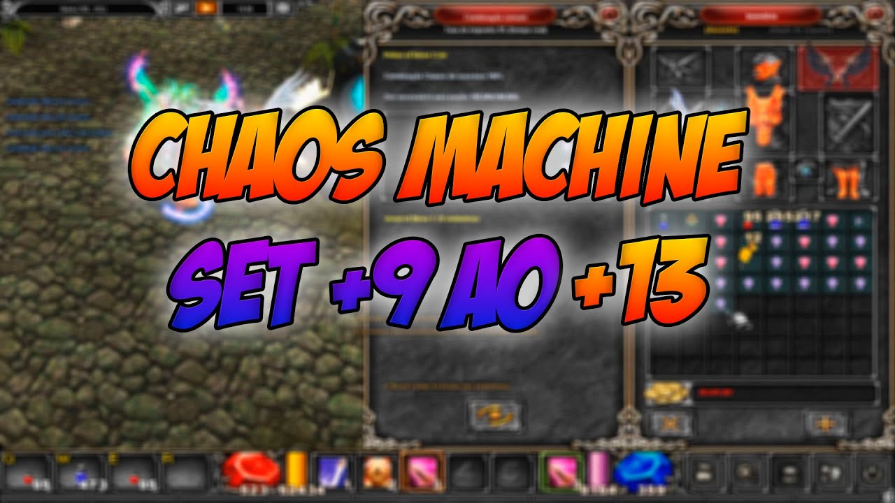 Mu Online - Chaos Machine Set +9 ao +13 ou +15 [MuBrGames] #8 - YouTube