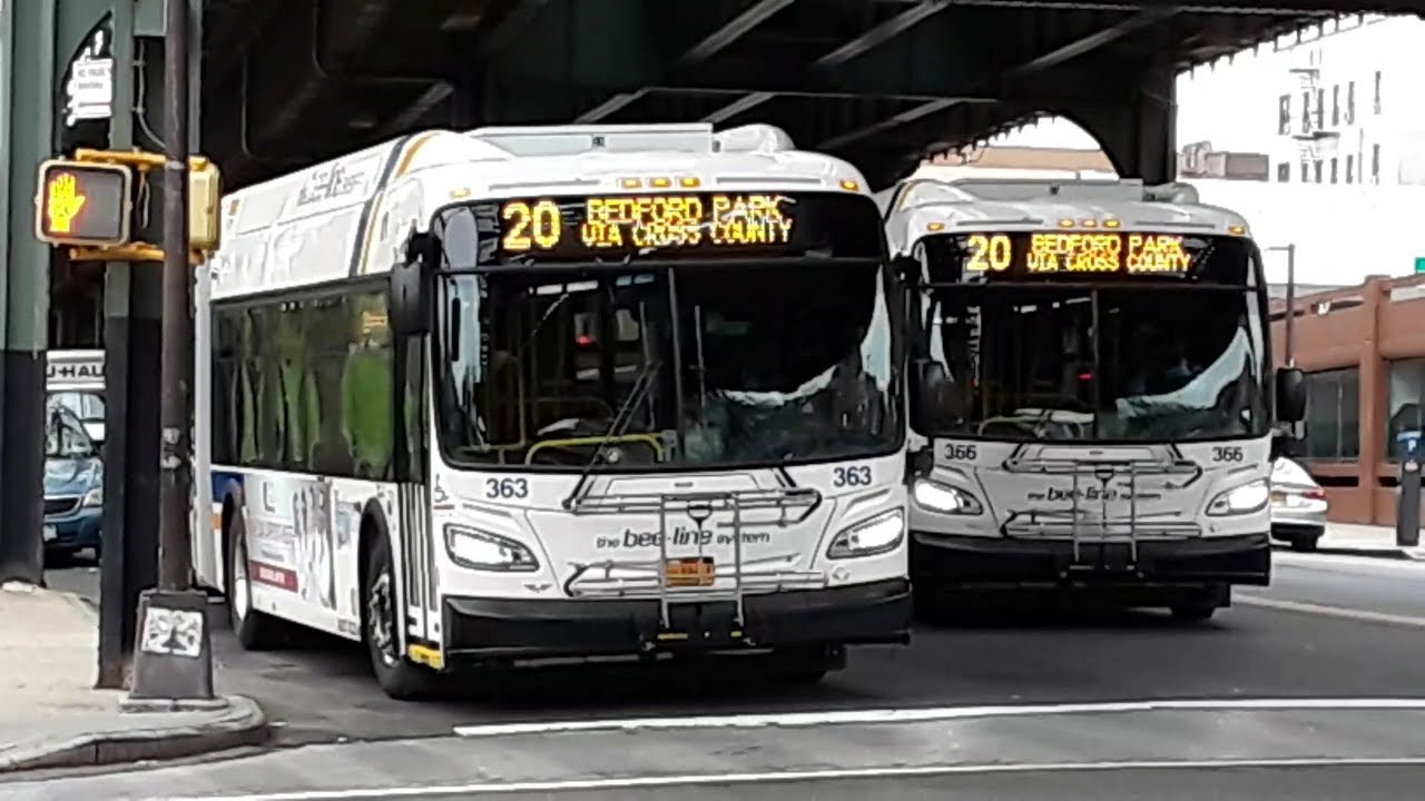 Bee-Line: 2019-2018 New Flyer XDE60's [363]/[366]/[323] W20 buses - YouTube