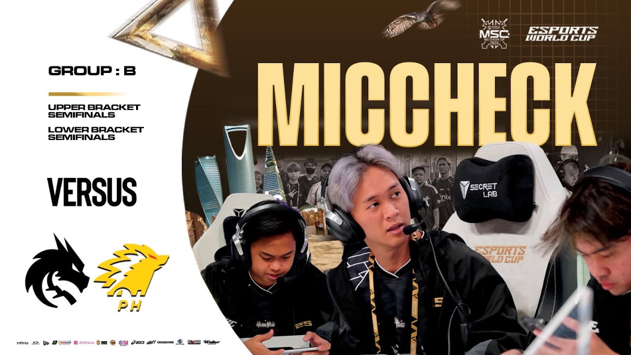 MIC CHECK MSC 2025 X EWC GROUP STAGE : HOMEBOIS VS TEAM SPIRIT & ONIC PH - YouTube