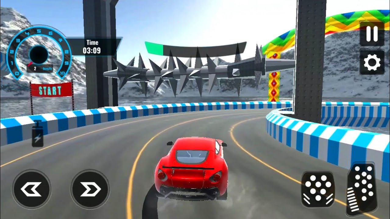Rally Car Stunts GT Racing #5 - Ramp Car Stunt - Android Gameplay - YouTube