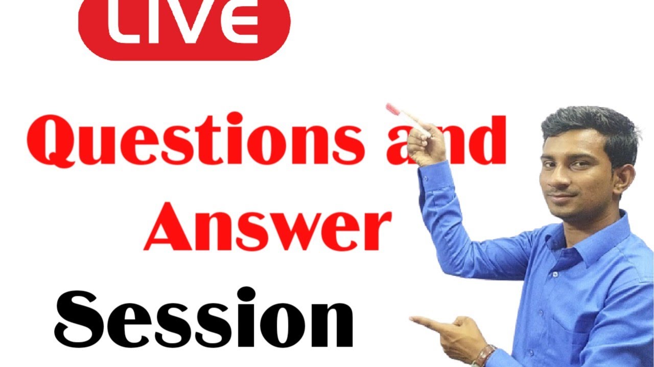 🔴Live Questions And Answer - YouTube