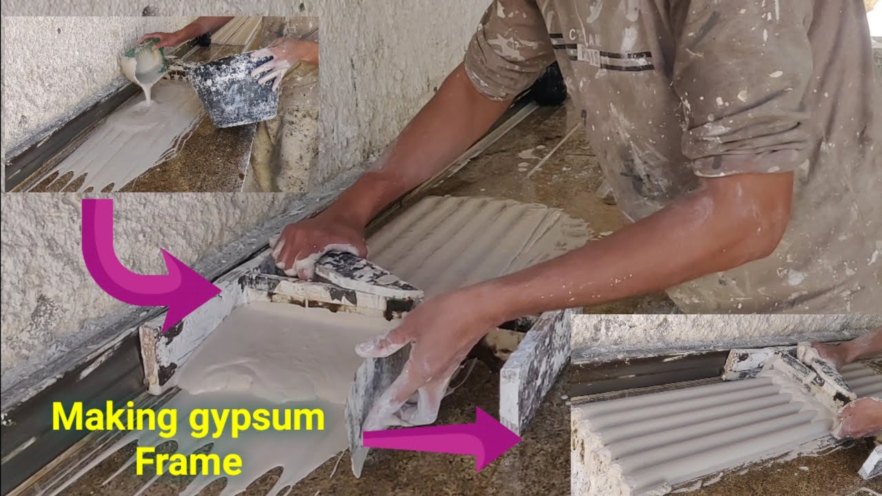 How to Make a Stunning Gypsum Frame Step-by-Step Guide | DIY Gypsum ...