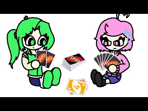 Mitori and Pinku playing uno [Rhythmic Revolution / Human Impostor ...
