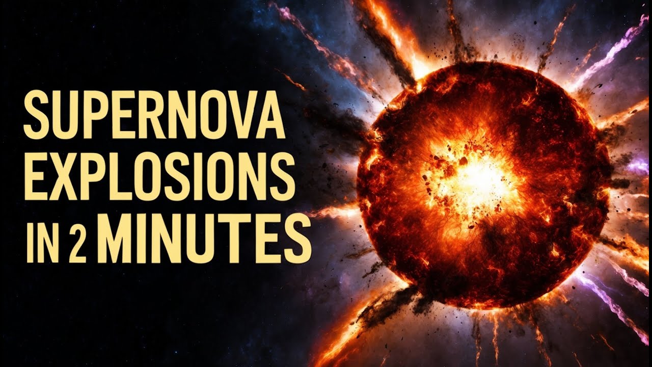 Supernova Explosions in 2 Minutes (Corrected) - YouTube